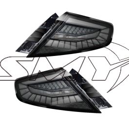 24SB-WRTL-V1-SB1 EvoGlow Series DynamicLume LED Tail Lights Smoke Lens ...