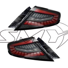 Molded Innovations EvoGlow Series DynamicLume LED Tail Lights Smoke ...