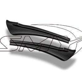 A0473A VERUS Front Canard (Dive Plane) Kit Carbon Fiber 2022-2025 WRX ...