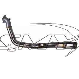 HS08SW1DOCB INVIDIA Catted Downpipe V2 with 2 O2 Sensors Subaru 2008 ...