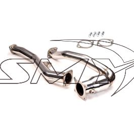 HS15SWADOC INVIDIA Catted Downpipe J-Pipe w/ 2 O2 Bungs CVT Subaru 2015 ...