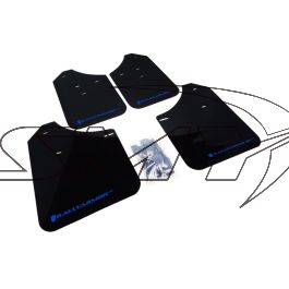 MF1-UR-BLK/BL - Rally Armor Mud Flaps Black Urethane Blue Logo Sedan ...