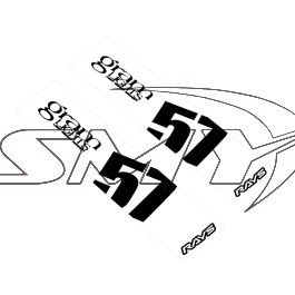 WC57SSTKW Gram Lights 57DR / 57CR Spoke Sticker White for only $22.80